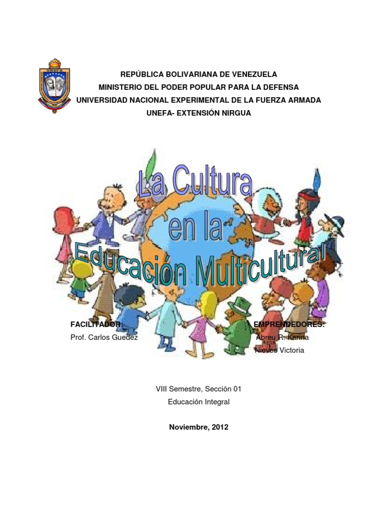 La Cultura en La Educación Multicultural | PDF | Conocimiento | Sociedad