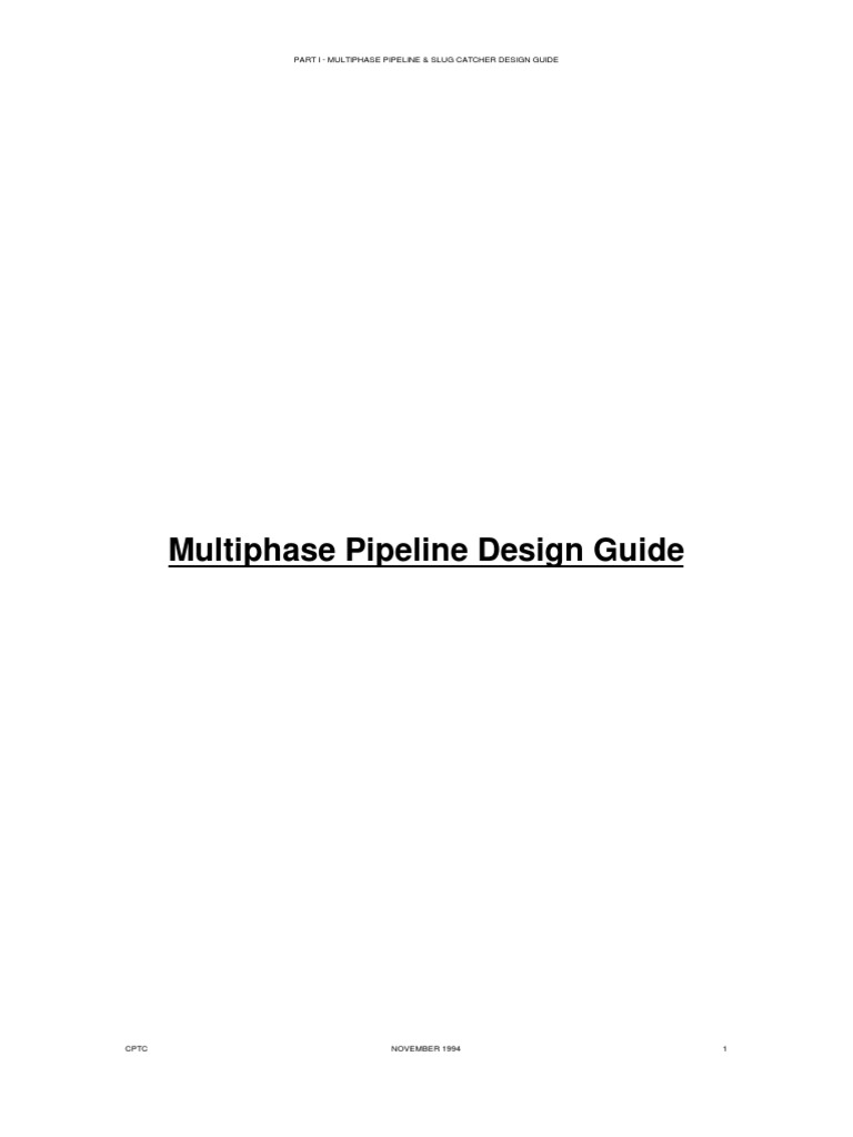 Multiphase Pipeline Design Guide | PDF | Fluid Dynamics | Pressure