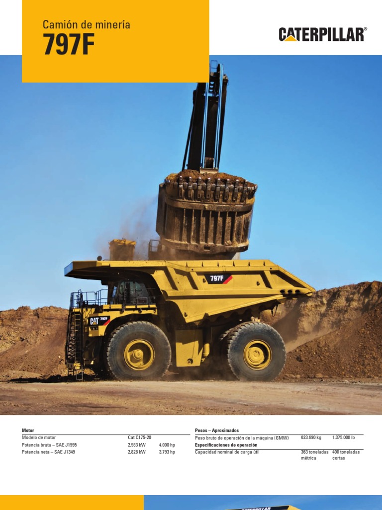 Camion 797f Cat | Transmisión (Mecánica) | Camión