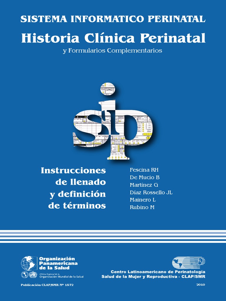 Clap 1572 | PDF | Organización Panamericana de la Salud | El embarazo
