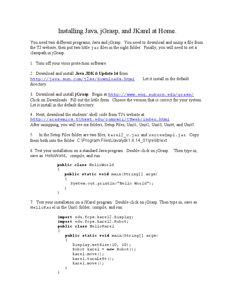 Installing at Home | PDF