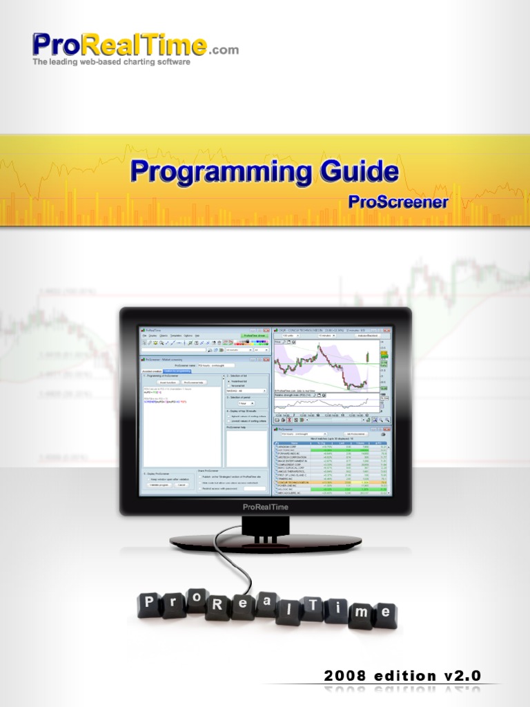 Pro Real Time - Proscreener | PDF | Moving Average | Market Trend
