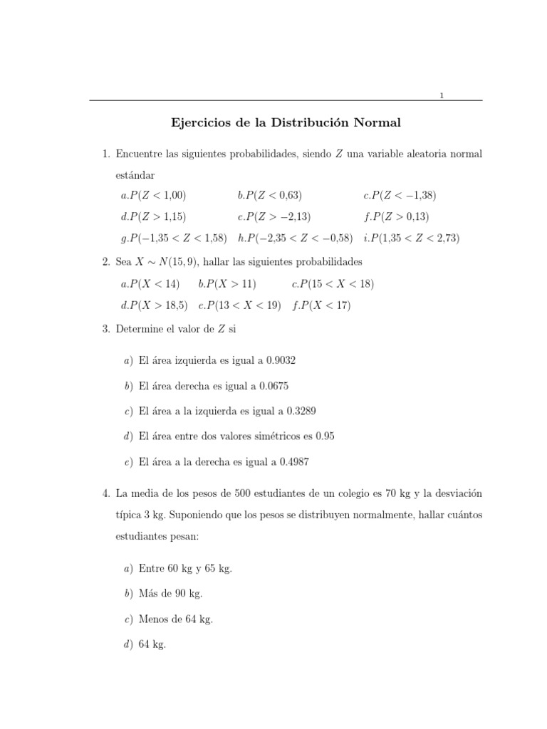 Distr Normal | PDF | Probabilidad | Distribución normal
