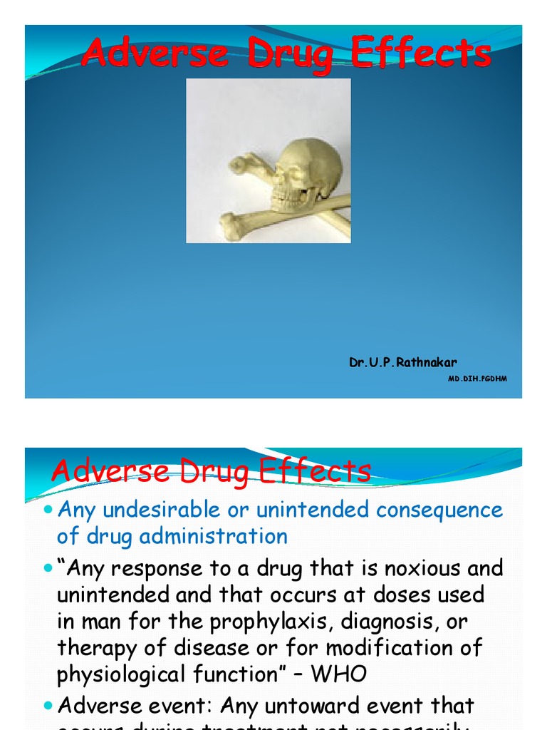 Adverse Drug Effects BDS | PDF | Adverse Effect | Allergy