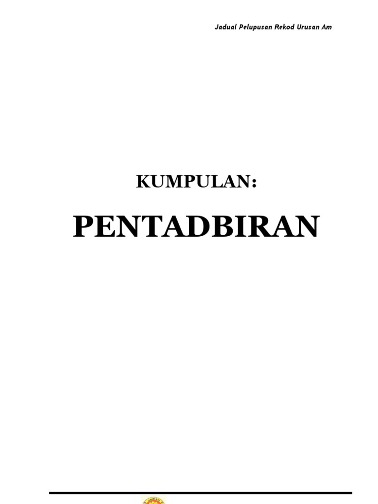 Jadual Pelupusan Rekod Awam | PDF