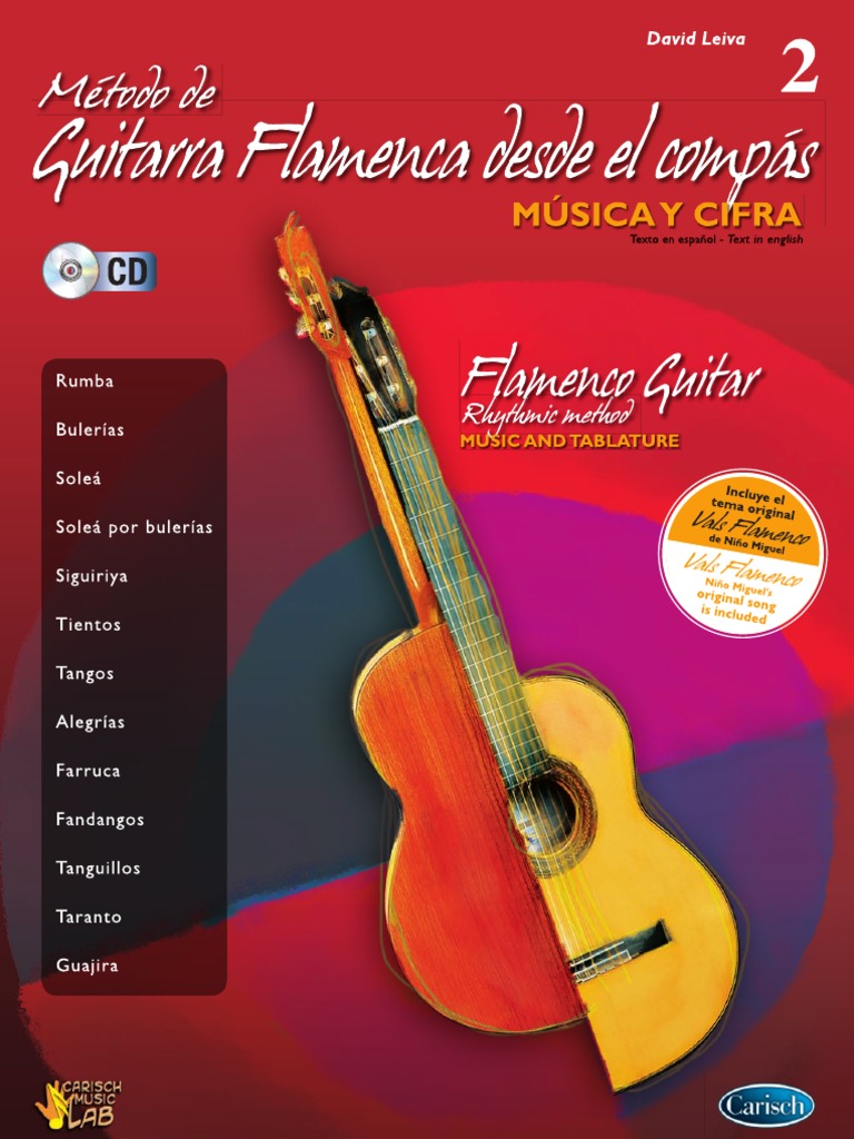 Método Guitarra Flamenca Desde El Compás-David Leiva | PDF | Guitarras | Acorde (Música)