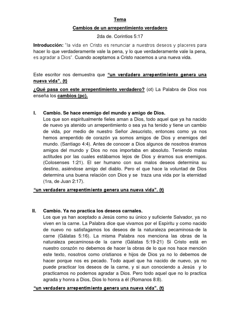 Sermón Temático | PDF | Cristo (título) | Jesús