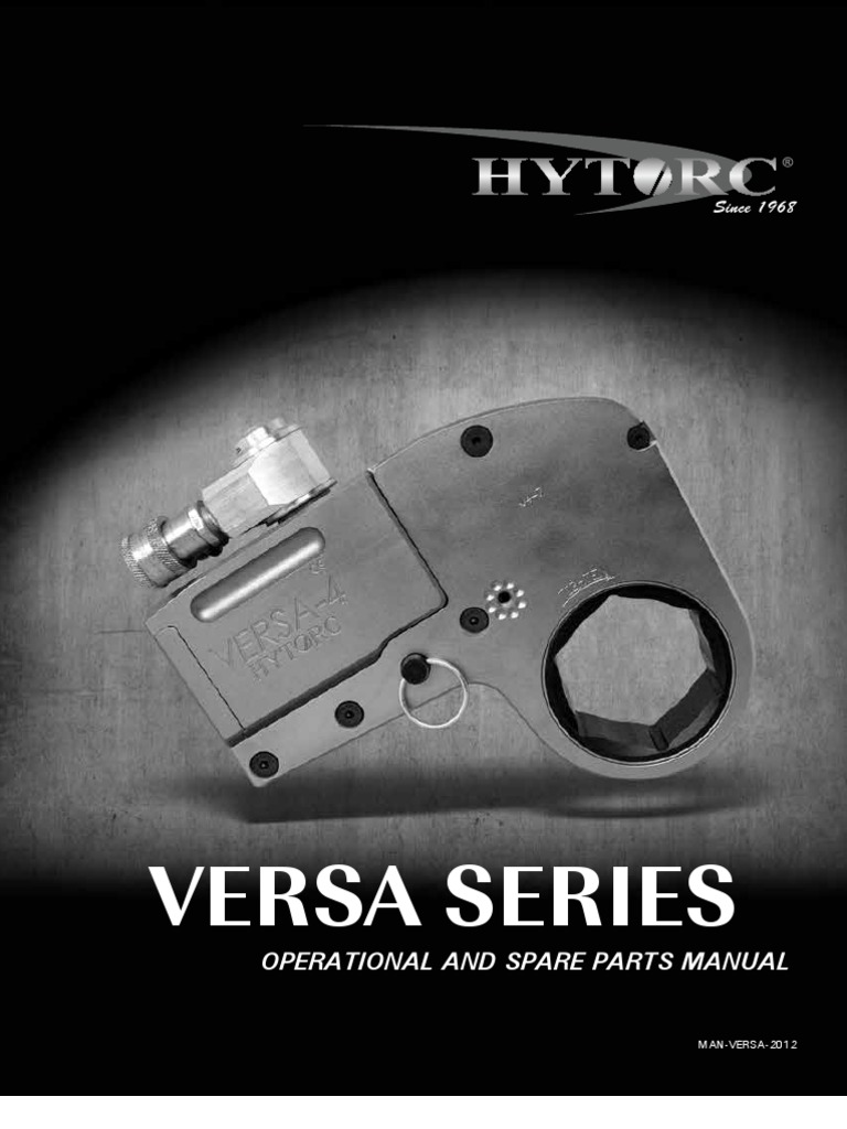 Versa Series: Operational and Spare Parts Manual | PDF | Valve | Pump