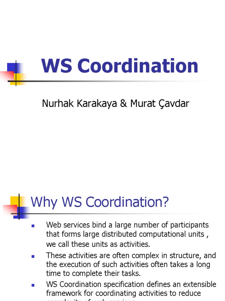WS Coordination | PDF | Communications Protocols | Web Service