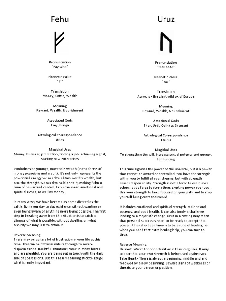 Runes | Download Free PDF | Magic (Paranormal) | Wisdom