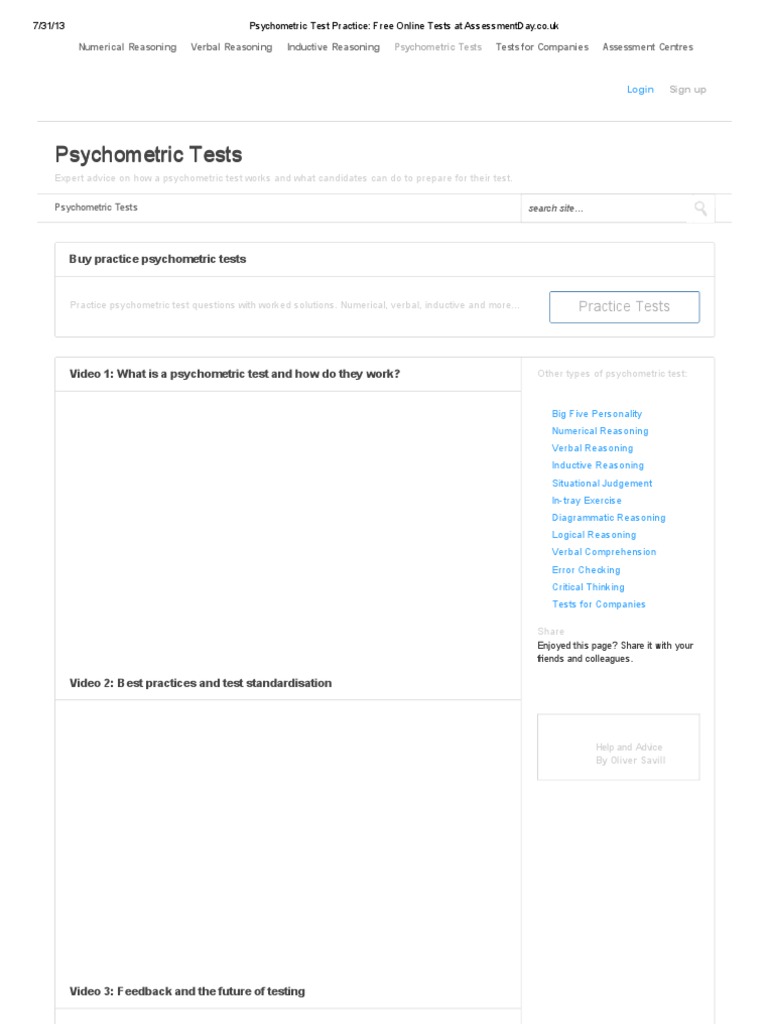 Psychometric Test Practice_ Free Online Tests at AssessmentDay.co ...