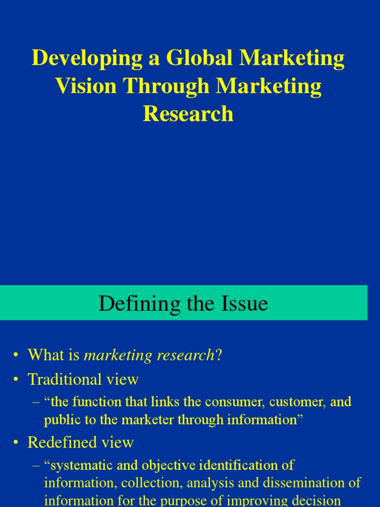 Marketing Research | PDF | Marketing Research | Market Analysis