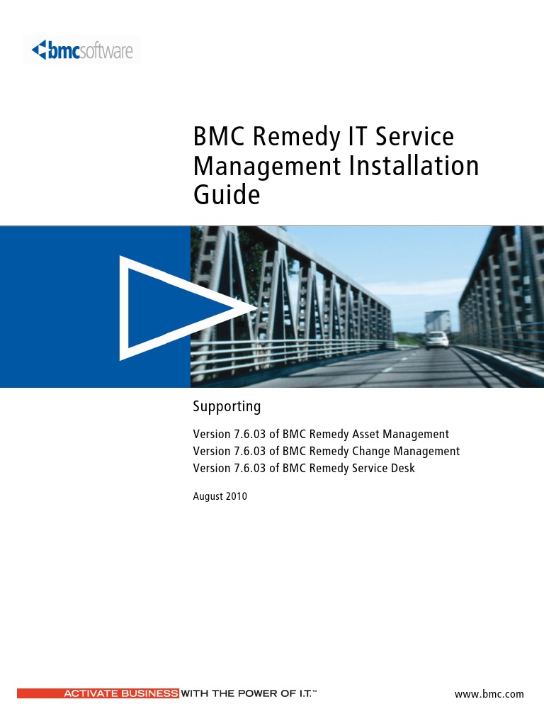 BMC Remedy IT Service Management Installation Guide | PDF | Oracle Database | Itil