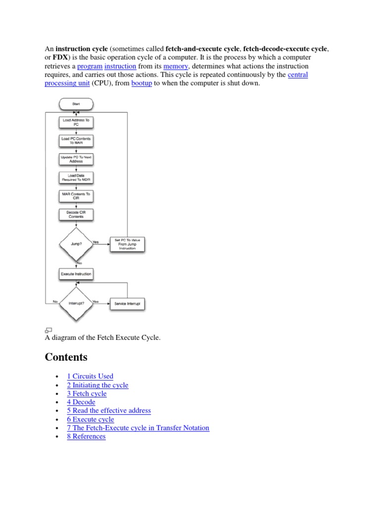 Program Instruction Memory Central Processing Unit Bootup | Download Free PDF | Instruction Set ...