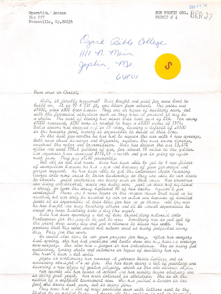 Mason Dale Huey 1975 Brazil PDF | PDF | Religion And Belief