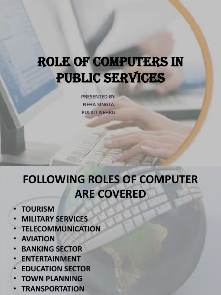 Computers in Public Services Overview | PDF | Educational Technology ...