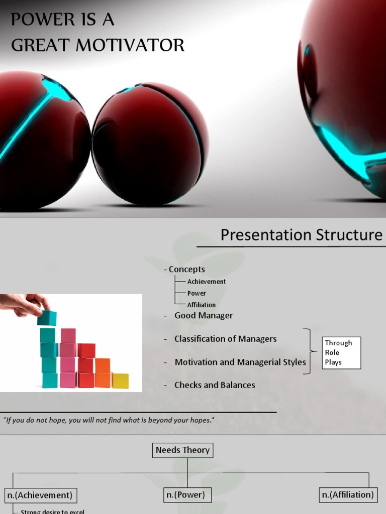 Power Motivation | Download Free PDF | Motivation | Motivational