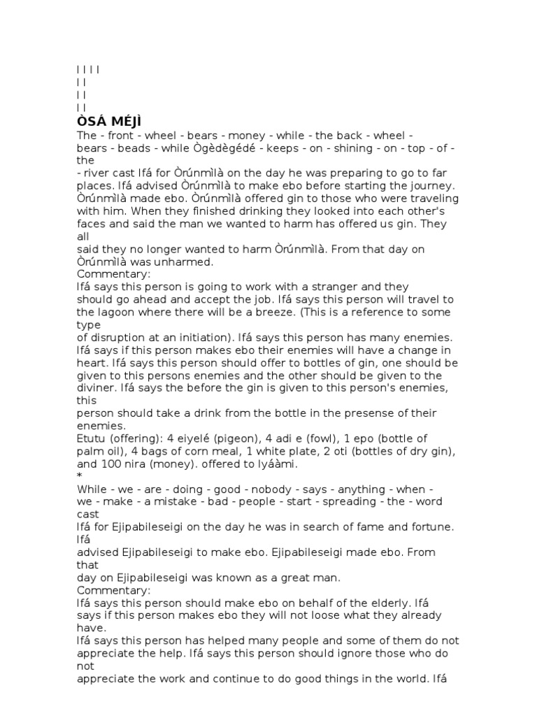 Ifa | PDF | Language Arts & Discipline