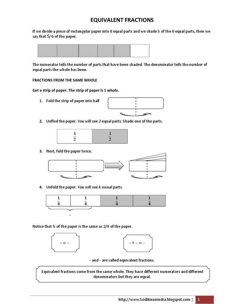 Factions Ku | Fraction (Mathematics) | Numbers | Free 30-day Trial | Scribd