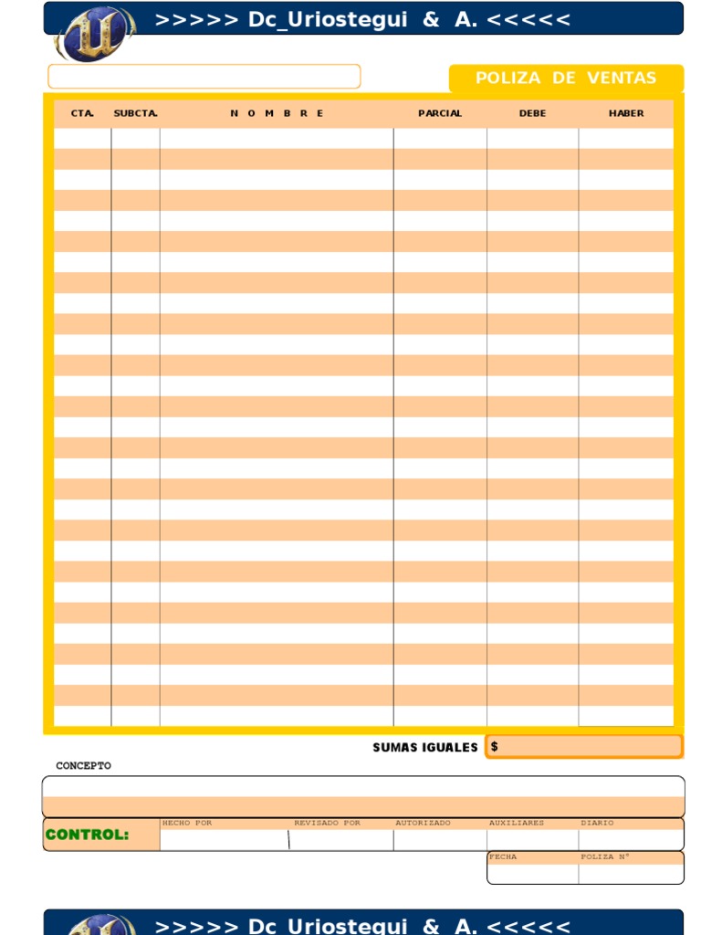 Formato de Polizas | Descargar gratis PDF | Insolvencia | Bancarrota