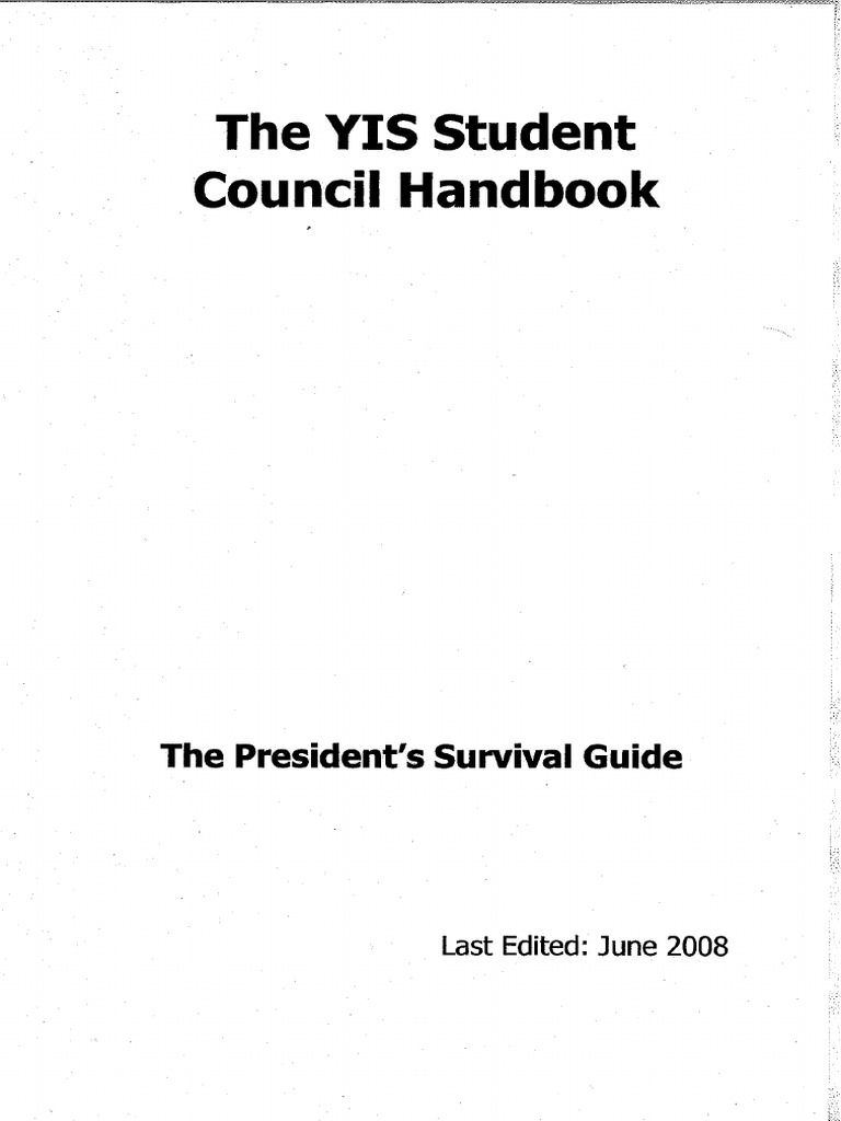 Student Council Handbook | PDF
