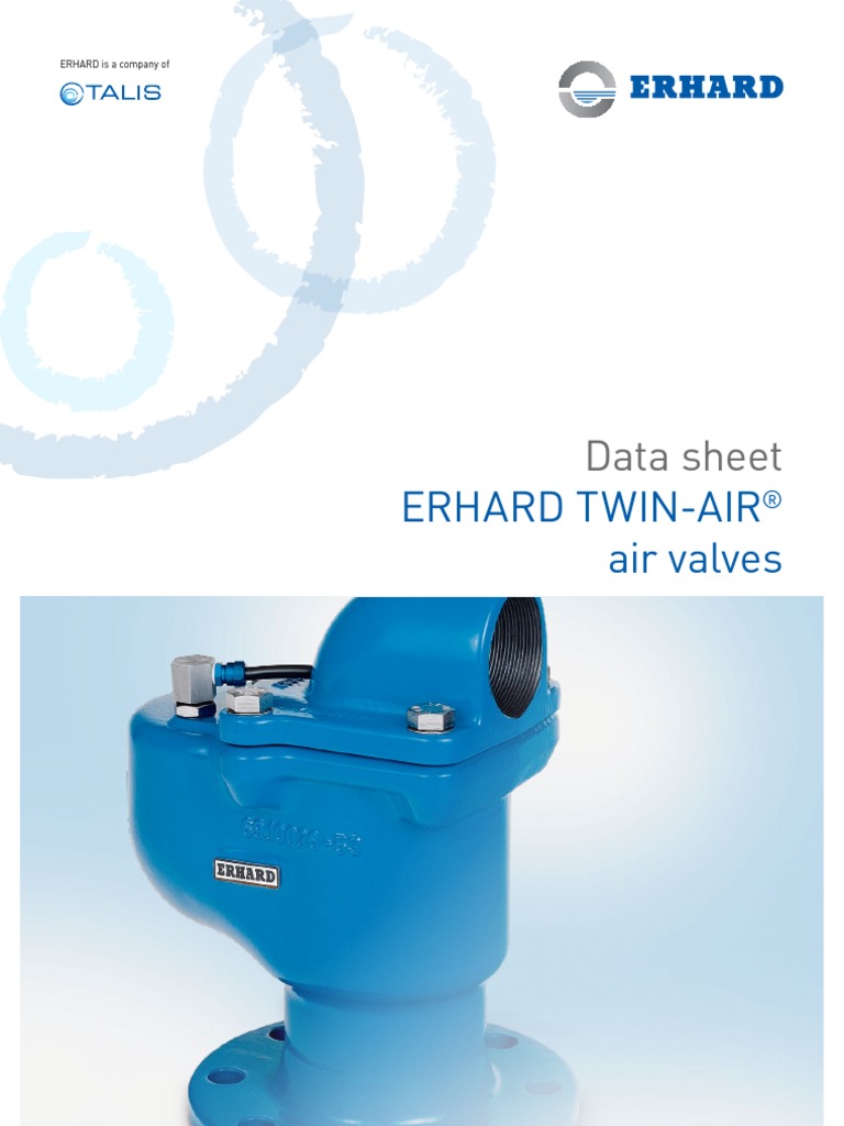 Ds Datasheet Erhard Twin Air Air Valves en | PDF | Valve | Pipe (Fluid Conveyance)