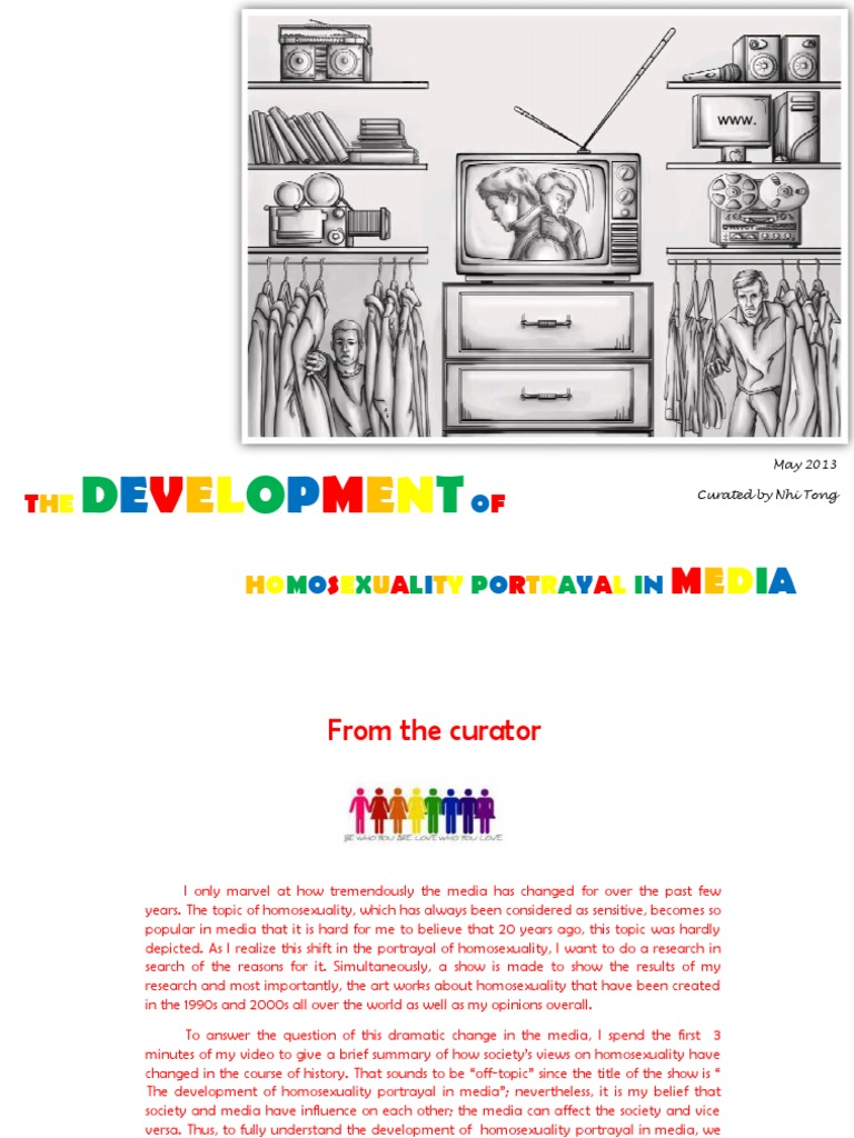 Homosexuality and Media | PDF | Manga | Homosexuality