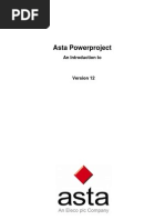 Asta PowerProject Tutorial | PDF | Computing | Software