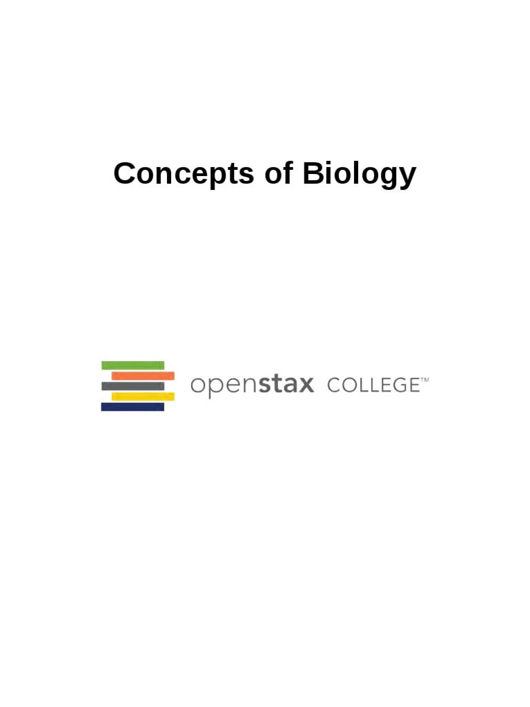 Concepts of Biology Free Textbook (Rice) Low Res | PDF | Organisms ...