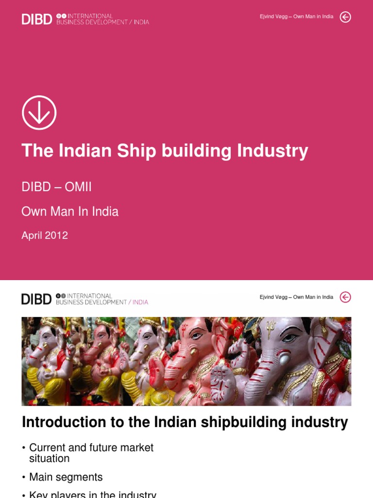 Indian Shipbuilding Industry Overview | PDF | Shipbuilding | Shipyard
