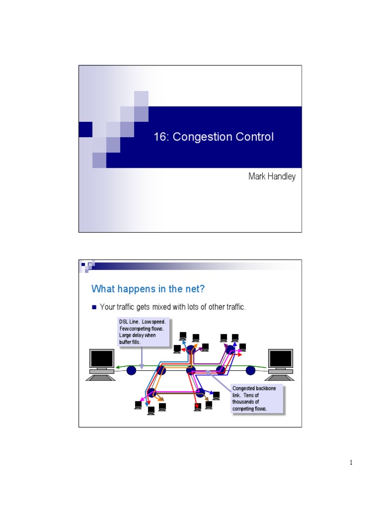 Congestion PDF | PDF | Network Congestion | Transmission Control Protocol