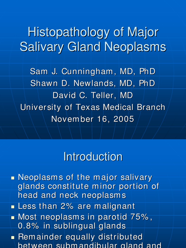 Salivary Gland Neoplasms Overview | PDF | Adenocarcinoma | Adenoma
