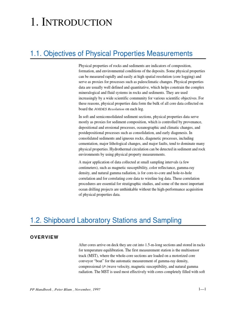 PP Handbook Peter Blum November 1997 | PDF | Density | Porosity