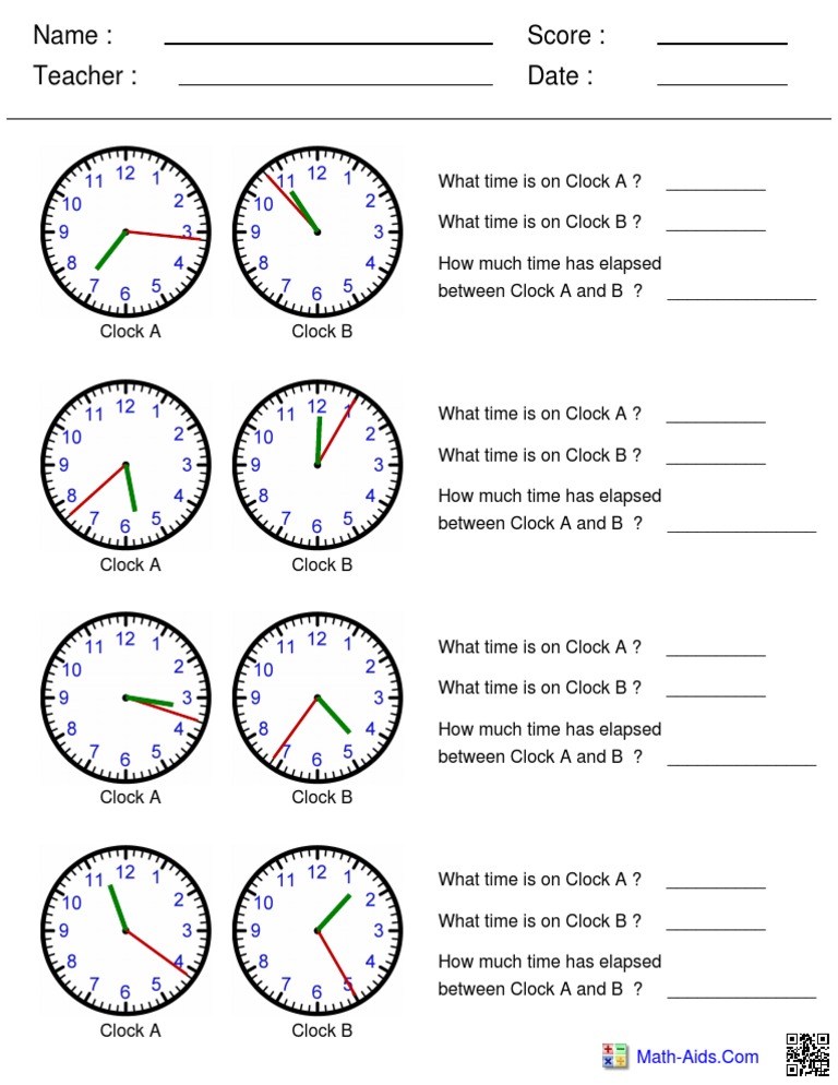 Elapsed Time Clocks | PDF