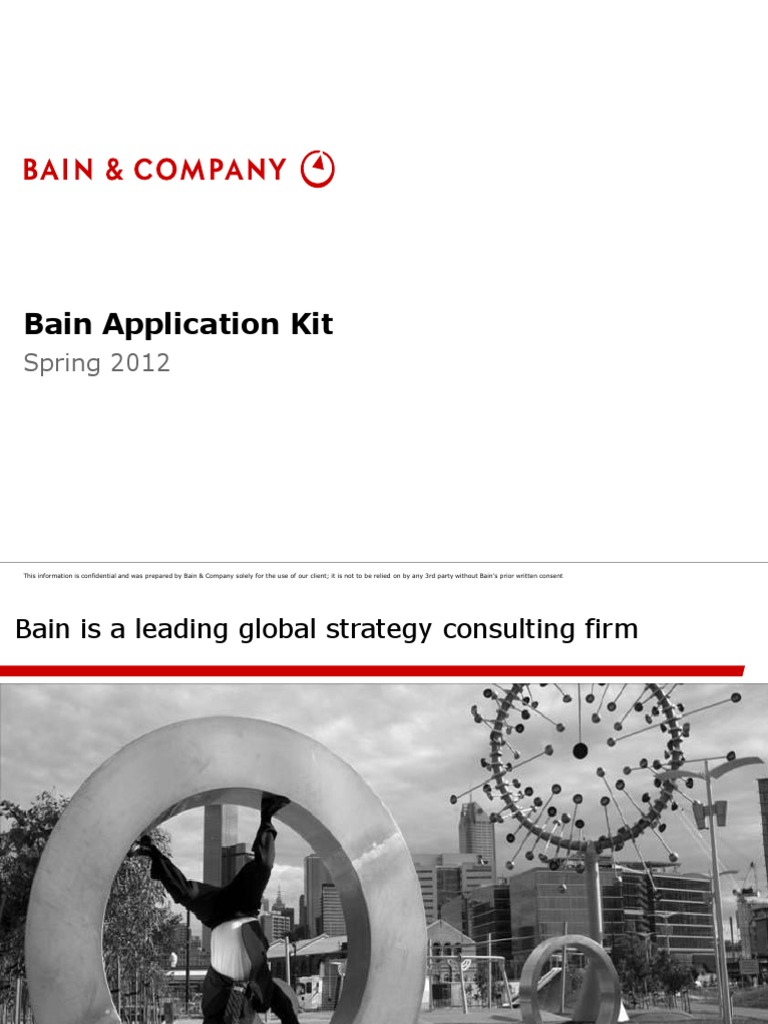 Bain Application Pack Spring 2012 Mexico | PDF