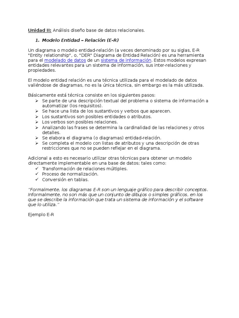 Modelo Relacional | PDF | Base de datos relacional | Bases de datos