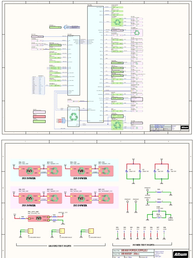 NB3000XN Top Level Schematic | PDF | Computer Standards | Electronic Design