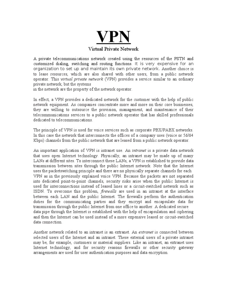 VPN KK | PDF | Virtual Private Network | Computer Network