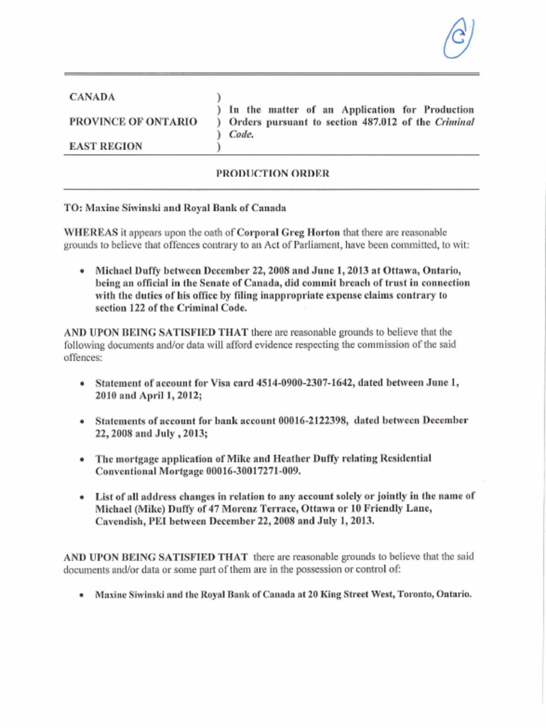 Production Order: RBC (Duffy) | PDF