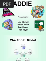 Addie Model Worksheet | PDF | Behavior Modification | Change