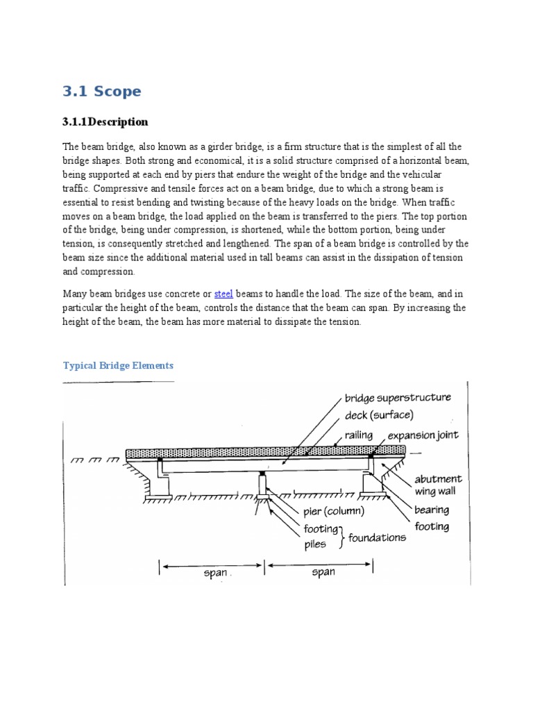 Beam Bridge | PDF