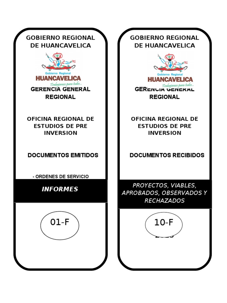 Lomo de Archivadores | Gobierno