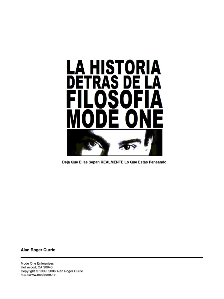 La Historia Detrás de La Filosofía Mode One | PDF | Sexo | Science