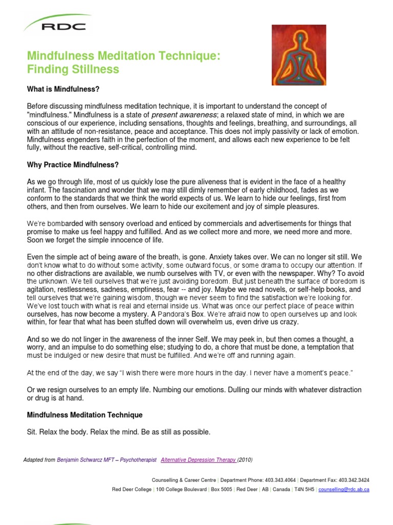 Mindfulness | PDF | Career & Growth