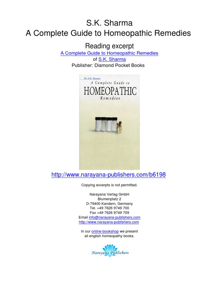A Complete To HomeopathY | PDF | Homeopathy | Immunology