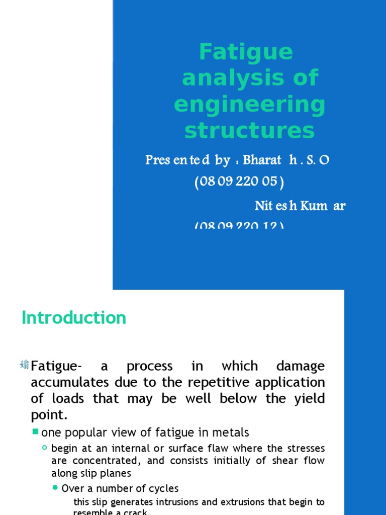 Fatigue Analysis | PDF | Fatigue (Material) | Strength Of Materials