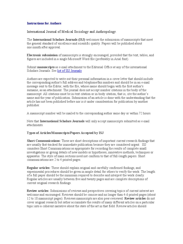 Instructions For | PDF | Abstract (Summary) | Citation