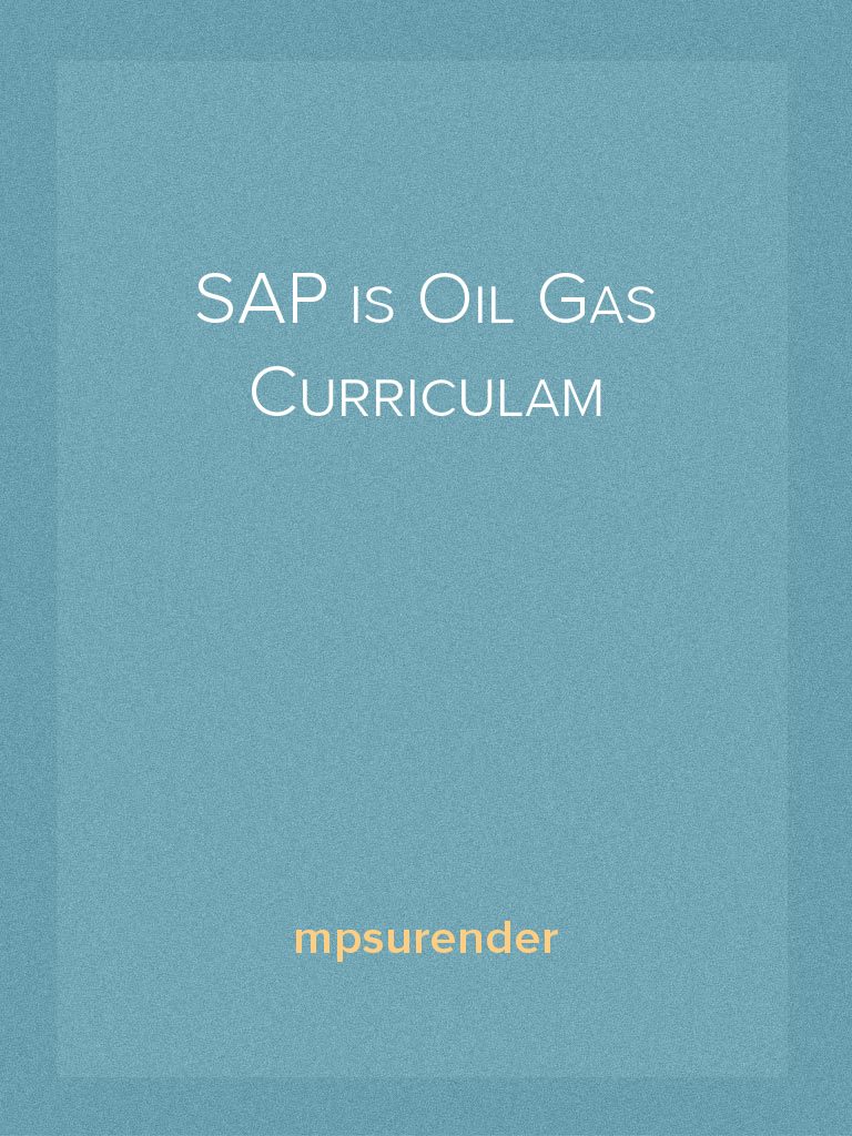 SAP IS Oil Gas Functionalities | PDF