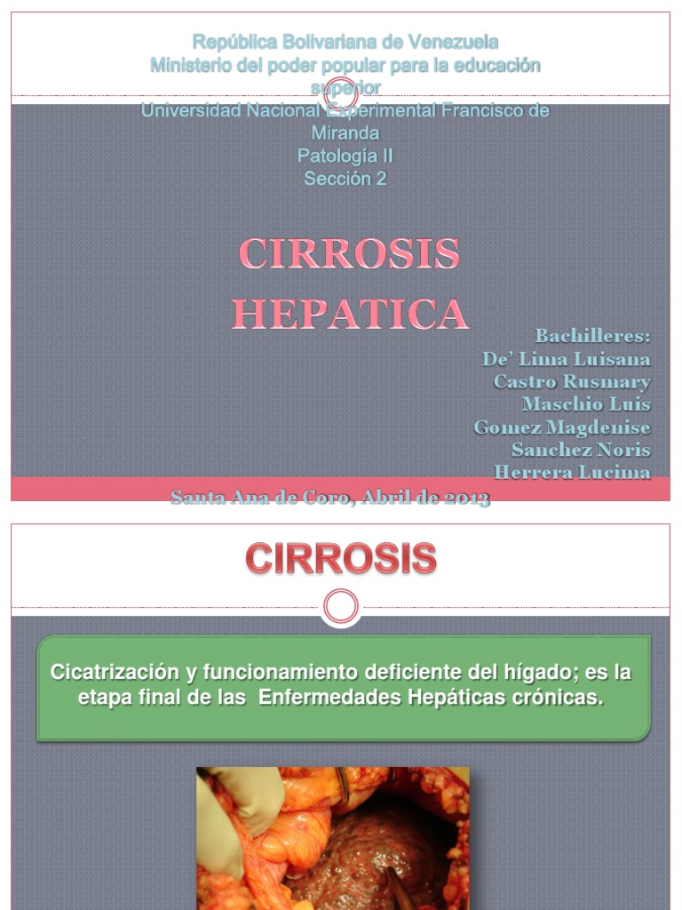 Cirrosis Hepatica | PDF | Cirrosis | Hepatitis
