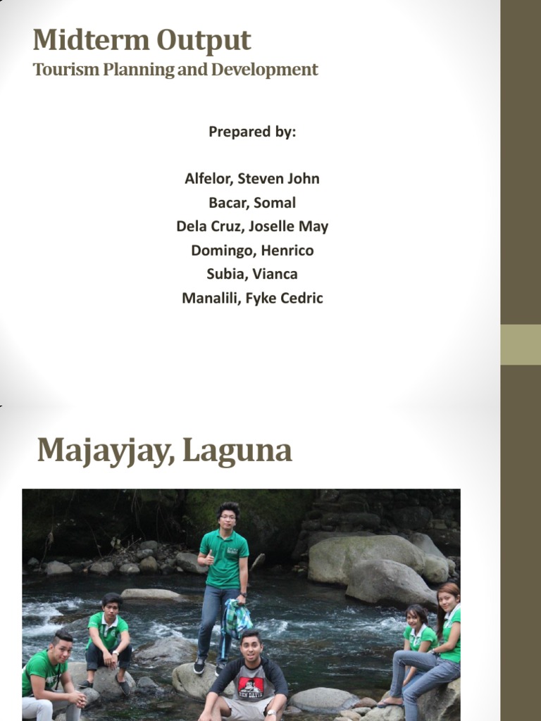 Midterm Output | PDF | Resort | Tourism